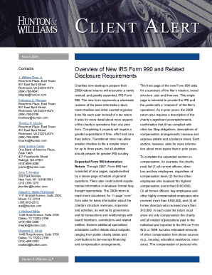 Fillable Online Overview of New IRS Form 990 and Related Disclosure ...