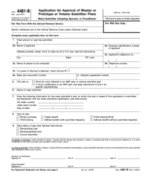 Fillable Online Application for Approval of Master or Prototype or ...