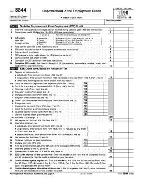 Fillable Online Empowerment Zone Employment Credit Fax Email Print ...