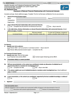 Fillable Online MMWR Weekly Disclosure Form Fax Email Print - pdfFiller
