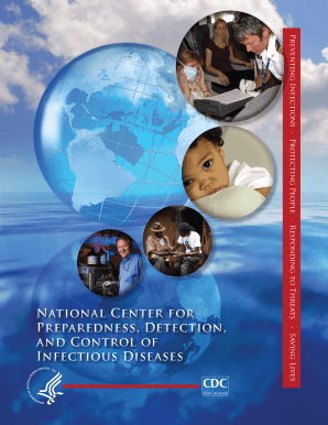 Fillable Online cdc National Center for Preparedness, Detection, and ...