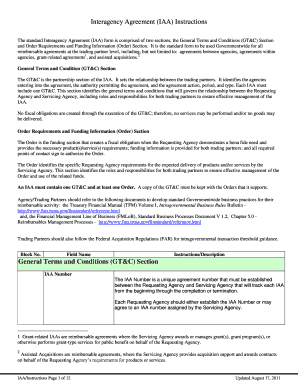 Fillable Online iac dtic Interagency Agreement (IAA) Instructions ...