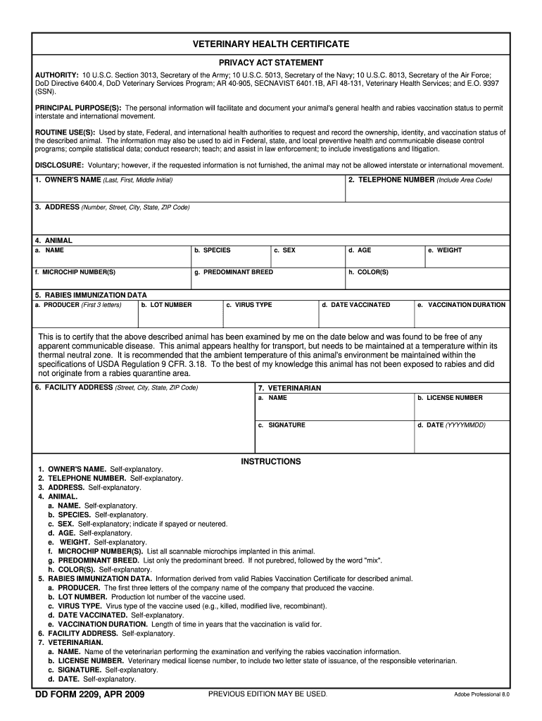 How Much Does It Cost To Get A Health Certificate For A Dog