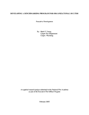 Fillable Online usfa fema BENCHMARKING Process Flow Chart - US Fire ...