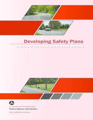 Fillable Online safety fhwa dot Developing Safety Plans Fax Email Print ...
