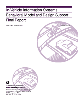 Fillable Online fhwa dot In-Vehicle Information Systems Fax Email Print ...