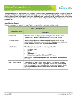 Fillable Online Manage Your Loan Pipeline Fax Email Print - pdfFiller