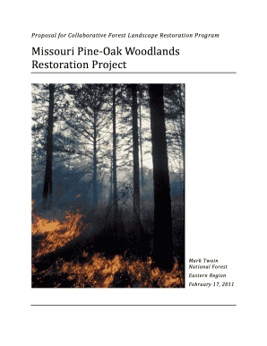 Fillable Online fs fed Proposal for Collaborative Forest Landscape ...