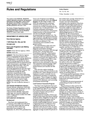 7 CFR Parts 761, 763, And 764 - Gpo - Fill and Sign Printable Template ...