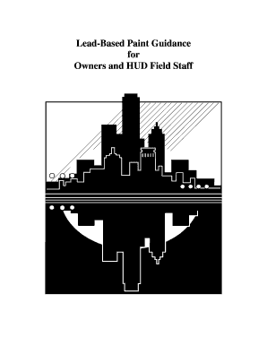 Fillable Online hud Lead-Based Paint Guidance for Owners and HUD Field ...