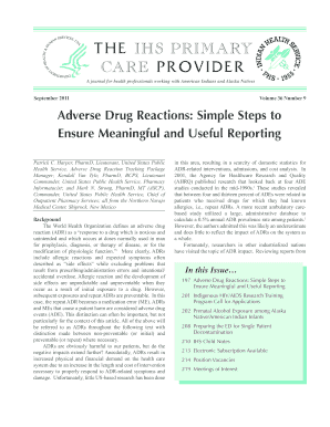 Fillable Online ihs adverse drug reaction filled forms Fax Email Print ...