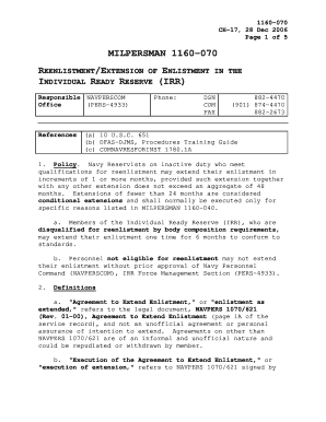 Fillable Online REENLISTMENT/EXTENSION OF ENLISTMENT IN THE INDIVIDUAL ...