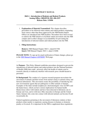 Fillable Online science nichd nih NIH POLICY MANUAL 3043-1 - science ...