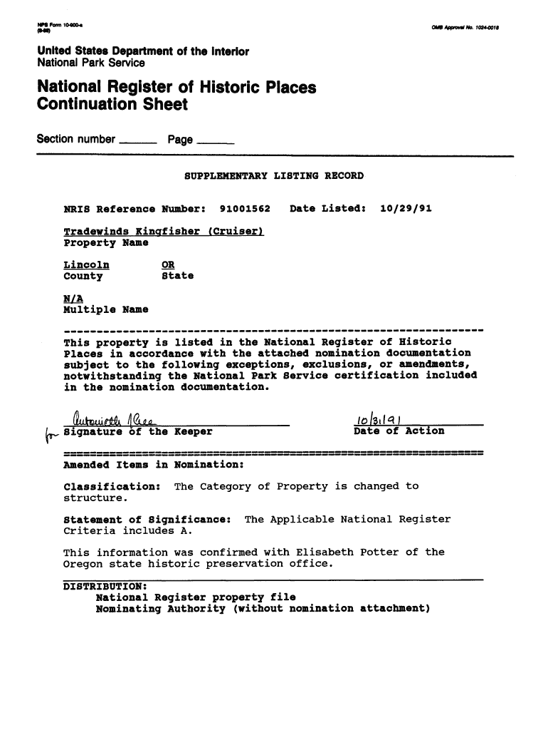 NPS Form 1 WOK - pdfhost focus nps: Fill out & sign online | DocHub