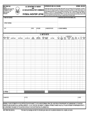 Fillable Online Physical Inventory Listing Fax Email Print - pdfFiller