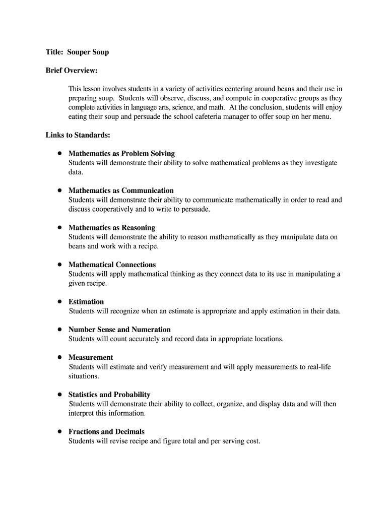 Fillable Online Souper Soup Fax Email Print - pdfFiller