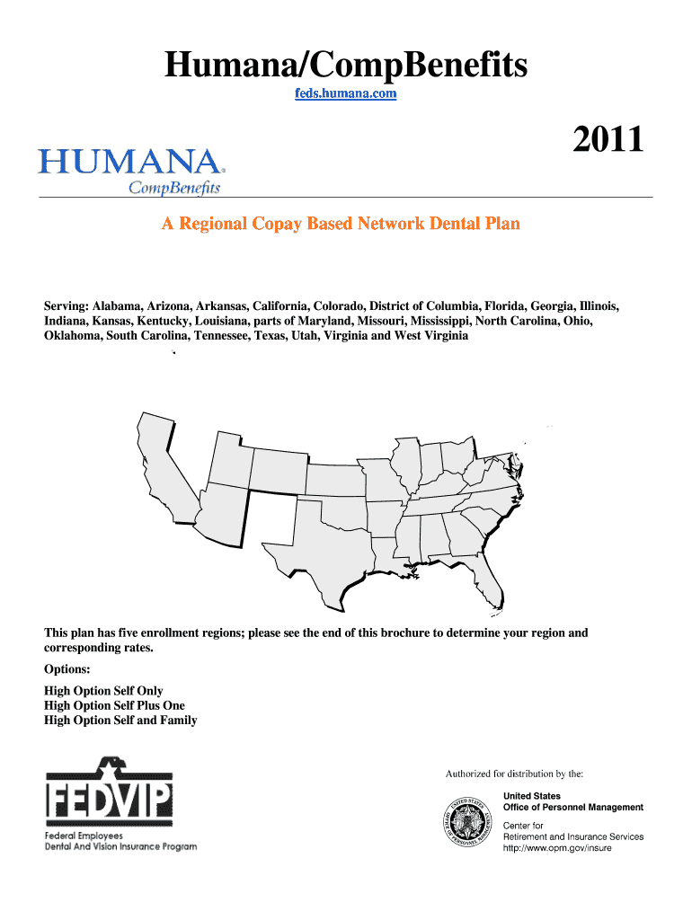 Fillable Online Humana/CompBenefits Dental Advantage Plan Overview Fax ...
