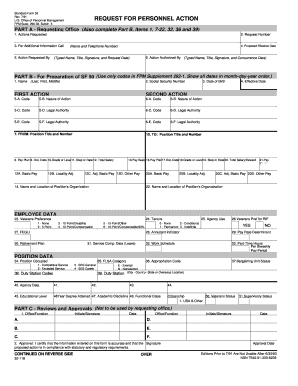 Fillable Online Request for Personnel Action Fax Email Print - pdfFiller