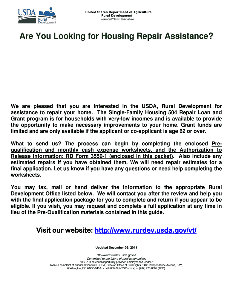 Fillable Online Housing Repair Assistance Program Fax Email Print ...