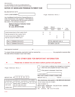Fillable Online secure ssa medicare premium collection center form Fax ...