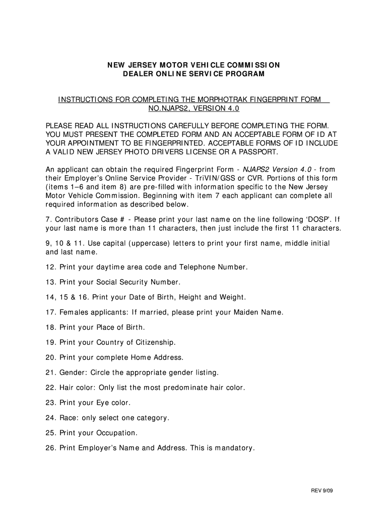 Fillable Online state nj Form no njaps2 version 40 fillable Fax Email ...