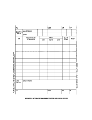 Fillable Online armypubs army PUBLICATION AND BLANK FORM STOCK RECORD ...