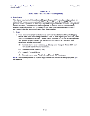 Fillable Online transcom Third Party Payment System (TPPS), Part IV ...