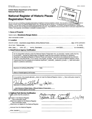 Fillable Online National Register of Historic Places Registration Form ...