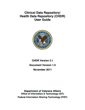 Fillable Online va Clinical Data Repository/ Fax Email Print - pdfFiller