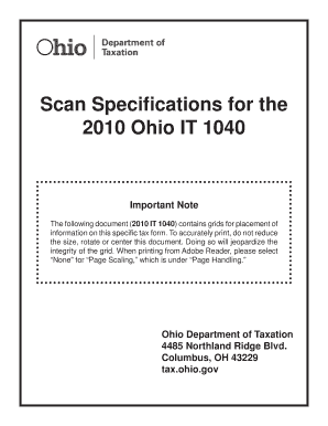 Fillable Online 2009 ohio it 1040 fillable form Fax Email Print - pdfFiller