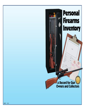 Fillable Online Personal Firearms Inventory Fax Email Print - pdfFiller