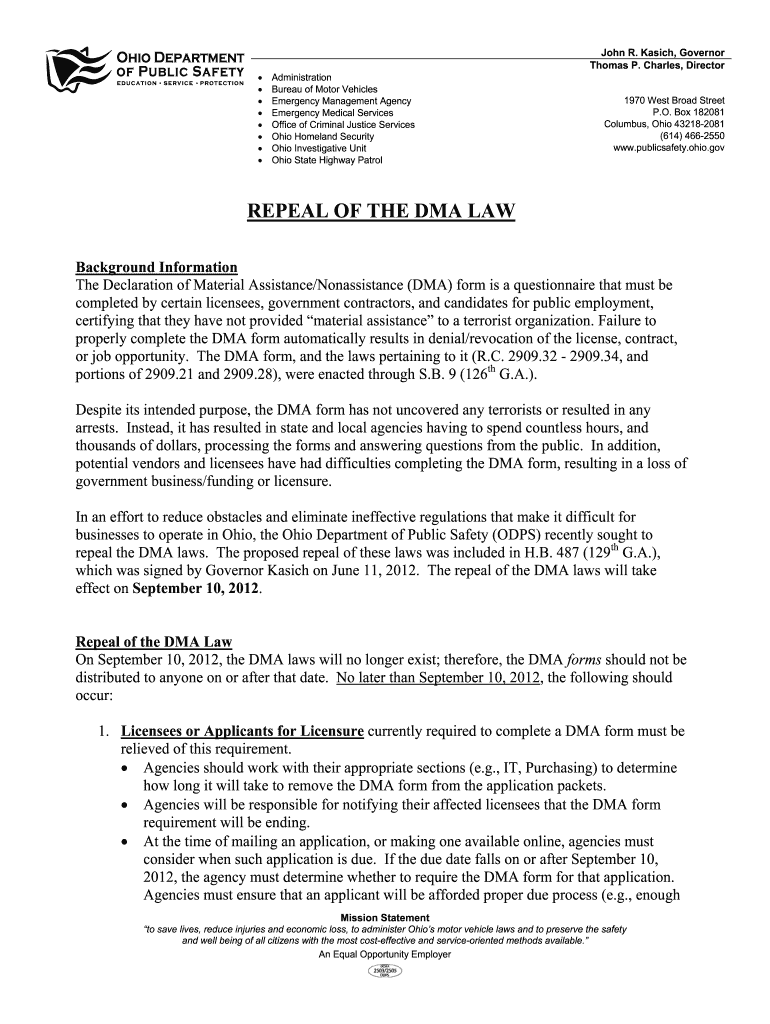Fillable Online bgsu (DMA) form - bgsu Fax Email Print - pdfFiller