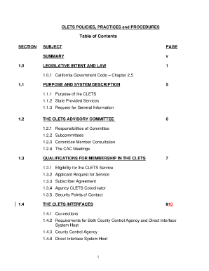 Fillable Online ag ca clets pp&p form Fax Email Print - pdfFiller