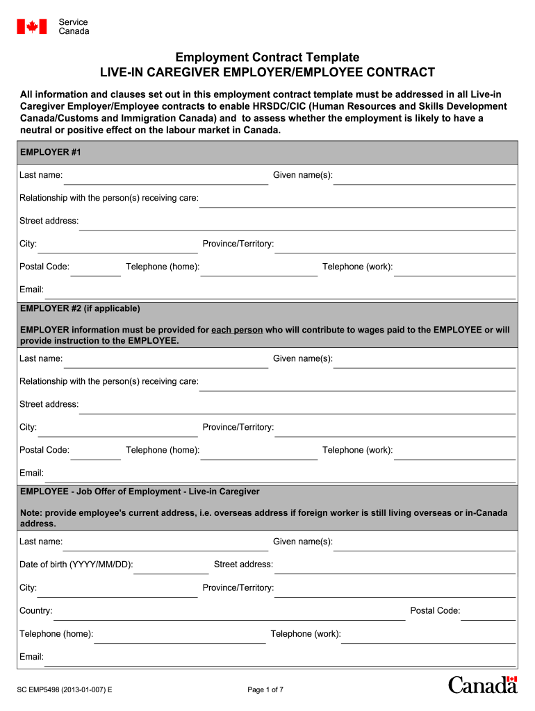 Caregiver Contract Template California TUTORE ORG Master Of Documents