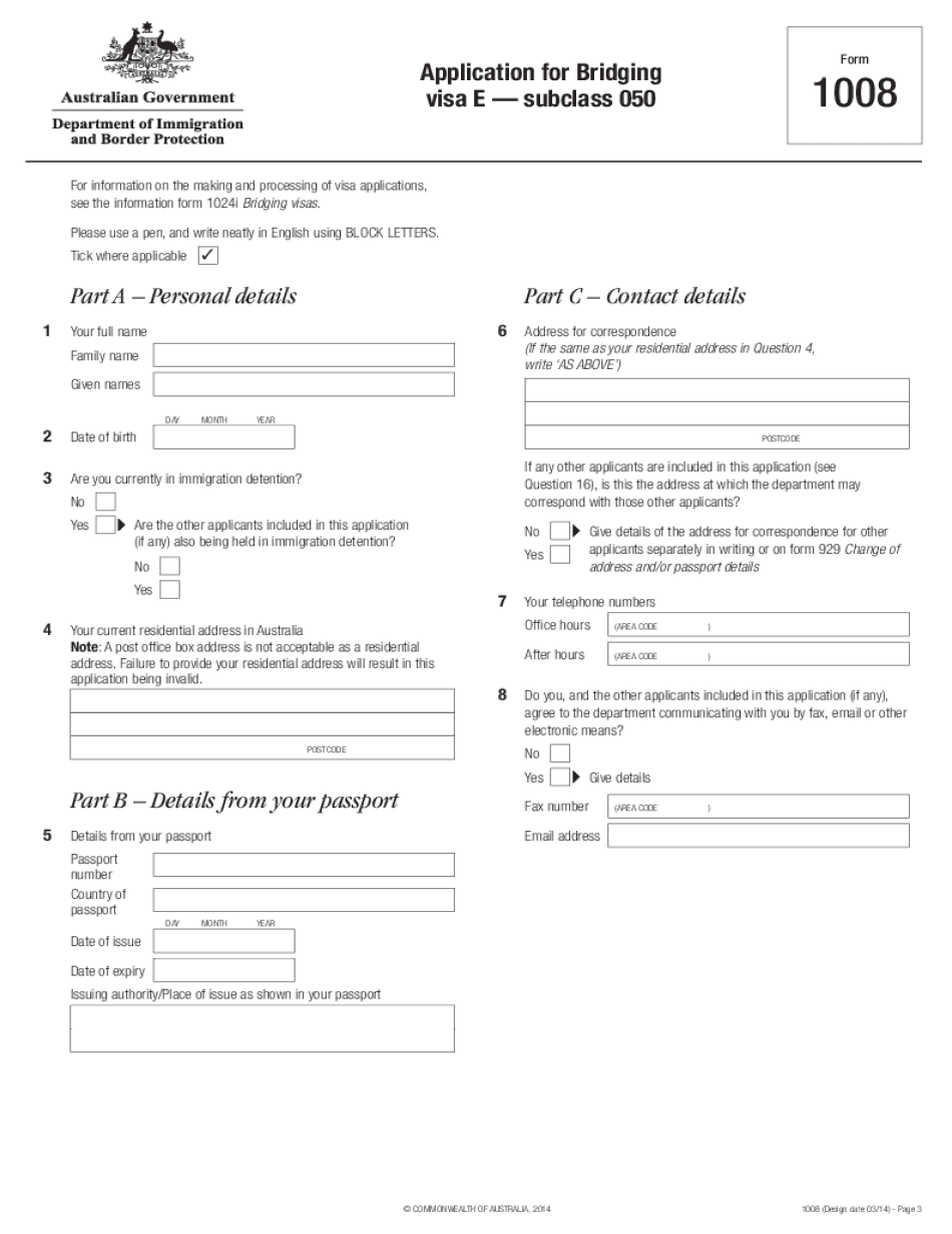 1008 Form The Basics