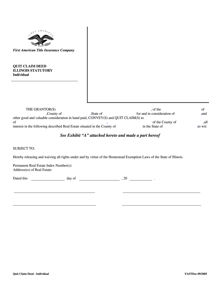 Illinois Quit Claim Deeds Fill Out Sign Online DocHub