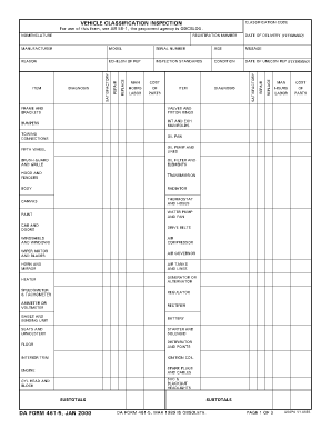 Example Da Form 461 5 Filled Out - Fill Online, Printable, Fillable ...