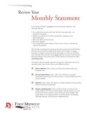 Fillable Online Monthly Statement Fax Email Print - pdfFiller