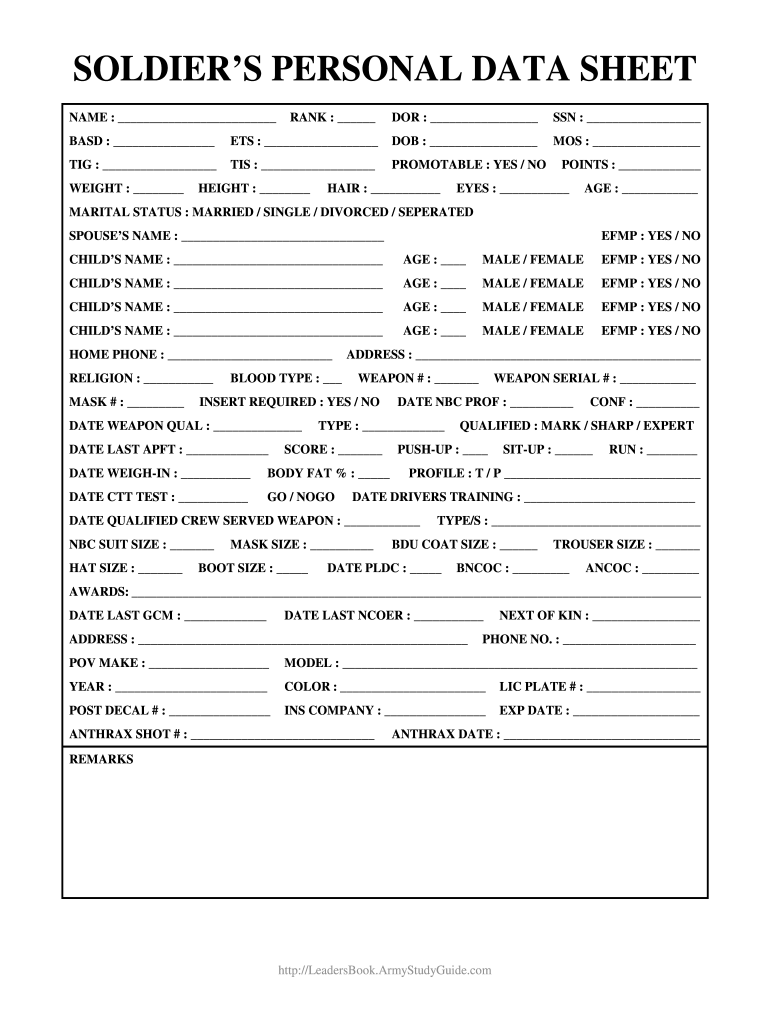Personal Data Sheet Fill Online Printable Fillable Blank PdfFiller Personal Data Sheet Fill Online Printable Fillable Blank PdfFiller