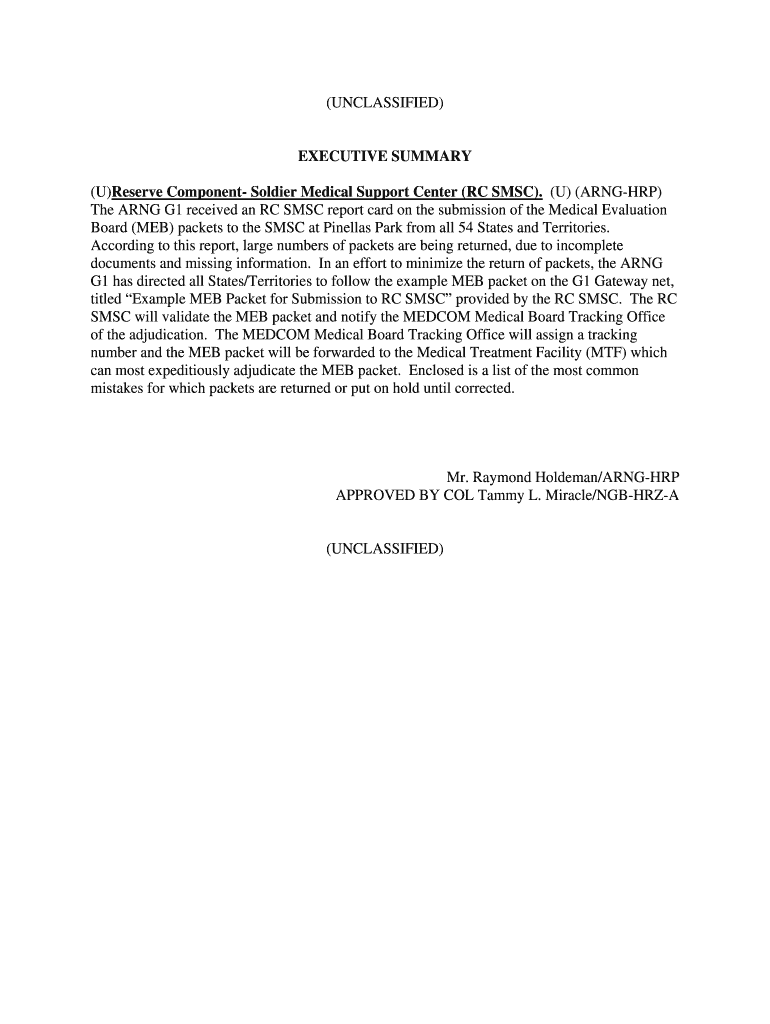 Exsum Example Army Fill And Sign Printable Template Online US Legal 