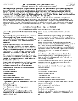 Fillable Online Application for Assistance Aged and Disabled - WellMed ...