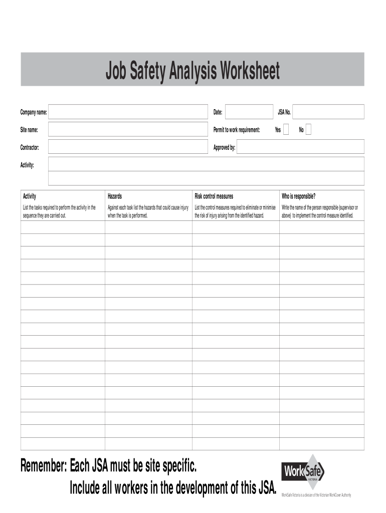 Jsa Template Australia AMAZING TEMPLATES