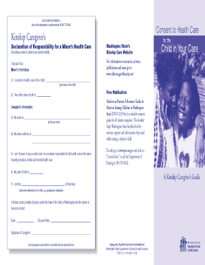 Fillable Online dshs wa DCD-0037. Child's Health/Emergency Information ...