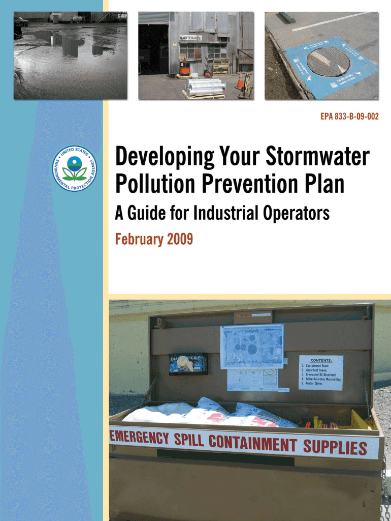 Fillable Online epa Industrial Stormwater Pollution Prevention Plan ...