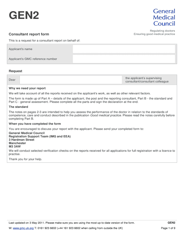 Gen 2 form gmc: Fill out & sign online | DocHub