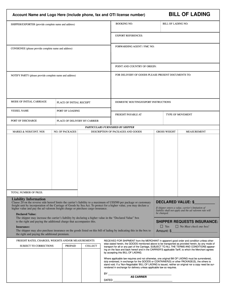 Oceaninvoice Fill Online Printable Fillable Blank PdfFiller