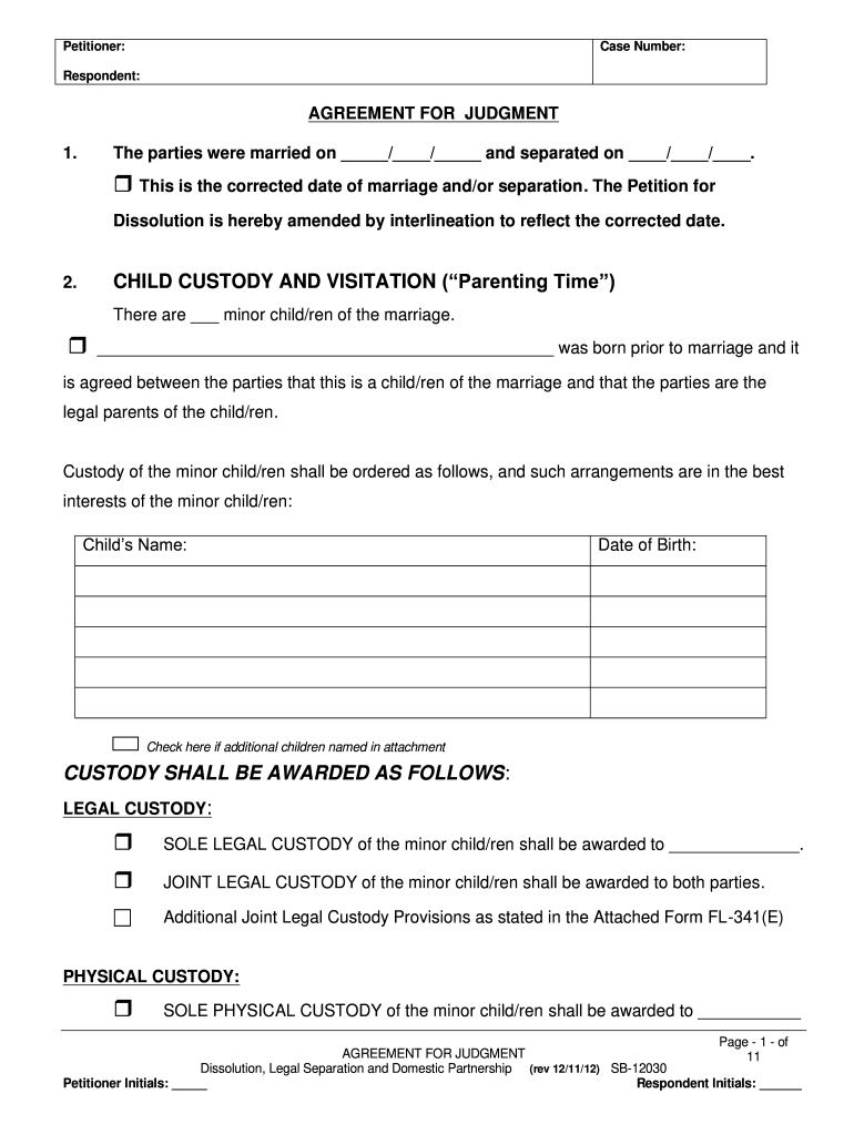 San Bernardino County Child Custody Forms Fill Out Sign Online DocHub