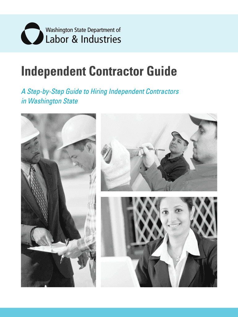 Fillable Online lni wa Independent Contractor Guide - Washington ...