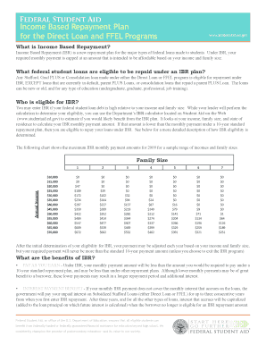 Fillable Online hawaii Income Based Repayment Plan - hawaii Fax Email ...