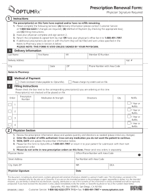 Fillable Online Prescription Renewal Form: 2 - EHIM Fax Email Print - pdfFiller
